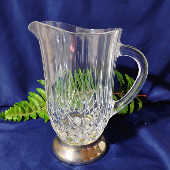Waterford | Dining | Waterford Crystal Plated Pedestal Vintage Pitcher ...